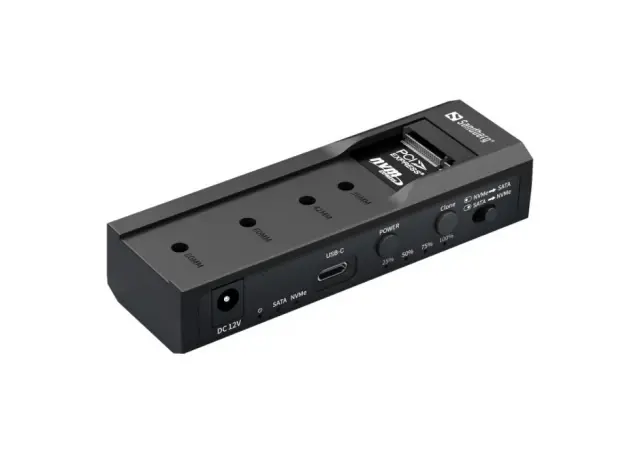 Sandberg USB Docking M2 + NVMe + SATA 136 - 49