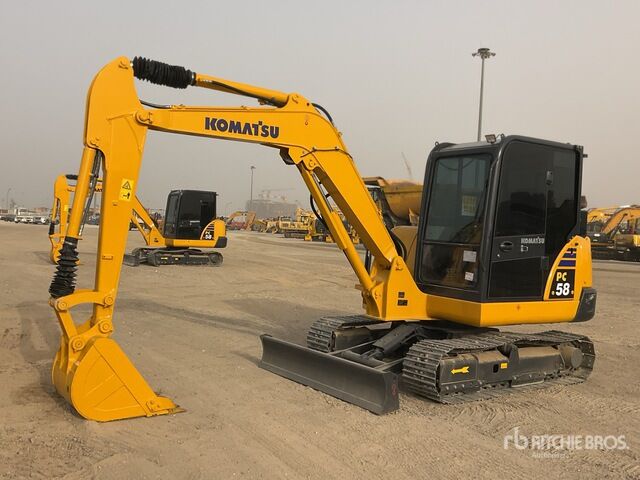 Prodaje se Komatsu PC58-8 mini bager na aukciji