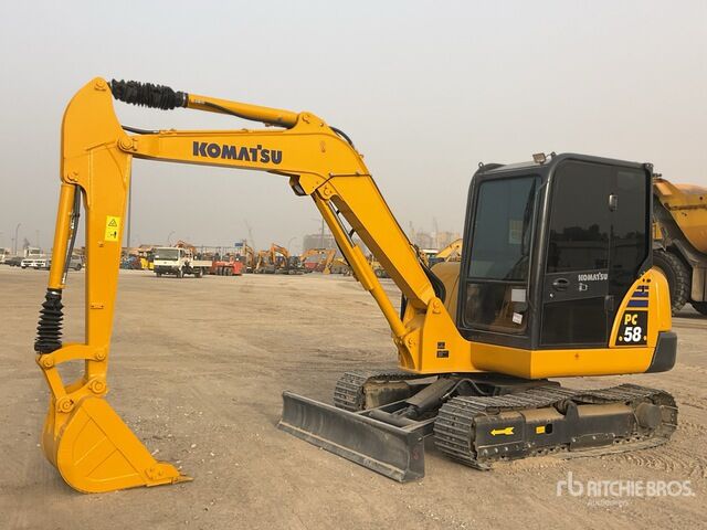 Prodaje se Komatsu PC58-8 mini bager na aukciji