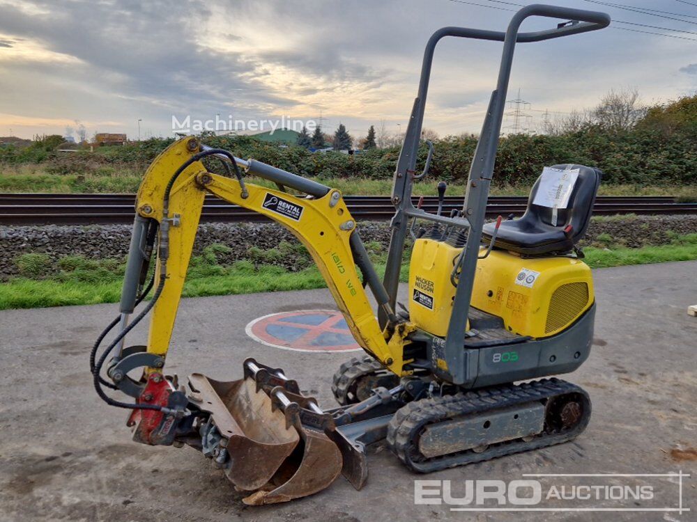 Prodaje se Wacker Neuson 803 mini bager na aukciji