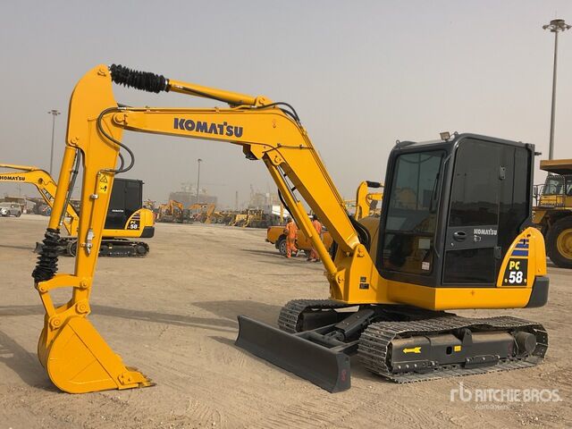 Prodaje se Komatsu PC58-8 mini bager na aukciji