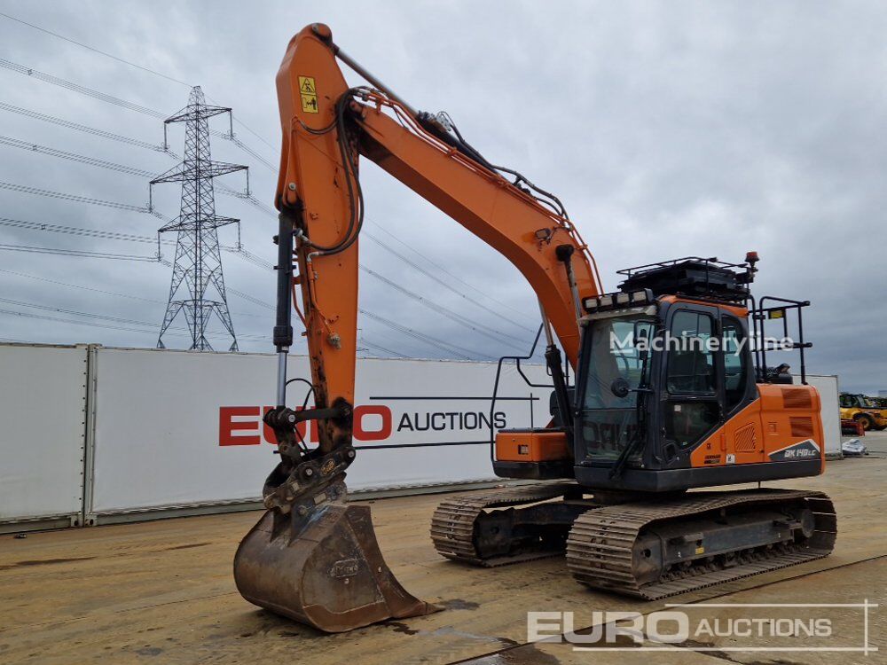 Prodaje se Doosan DX140LC-7 mini bager na aukciji