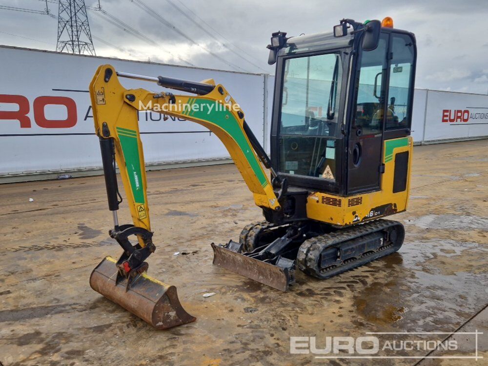 Prodaje se JCB 16C-1 T3 mini bager na aukciji