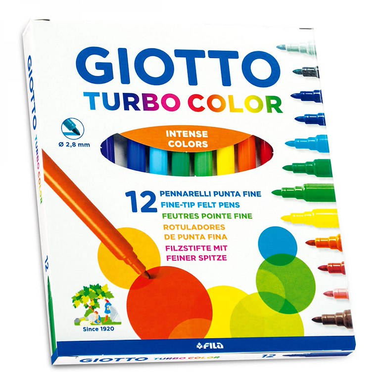 FLOMASTER 12 GIOTTO TURBO COLOR 4160