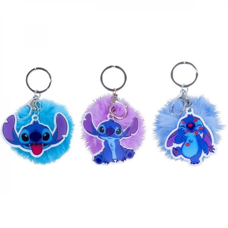 STITCH POMPOM PRIVEZAK ZA KLJUCEVE