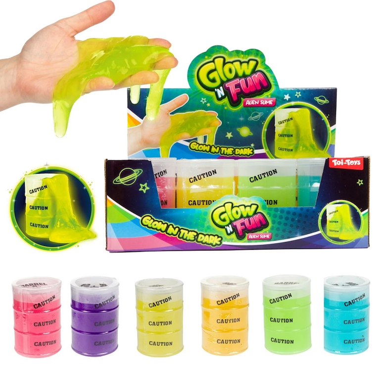 GLOW N FUN GLOW IN THE DARK LJIGAVAC U BURETU 6ASS