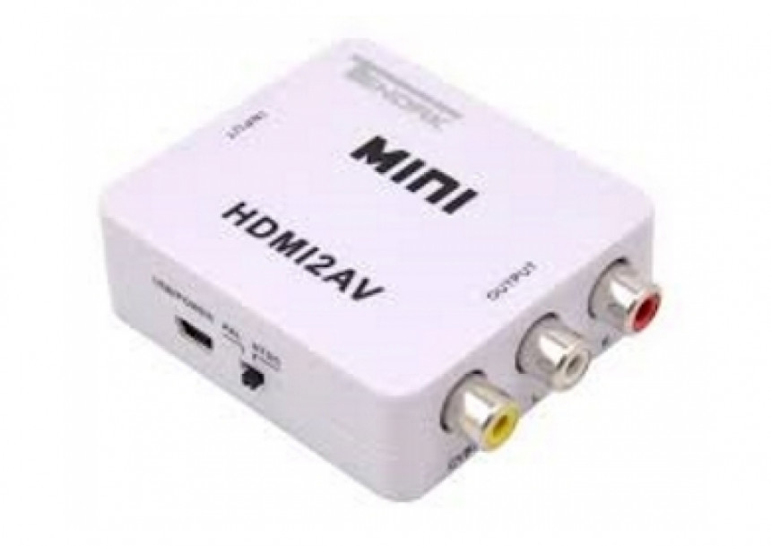 Adapter HDMI - AV 3xRCA 1080P