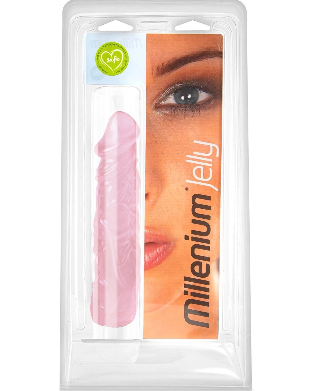 Silikonski dildo | Millenium Pink Jelly L