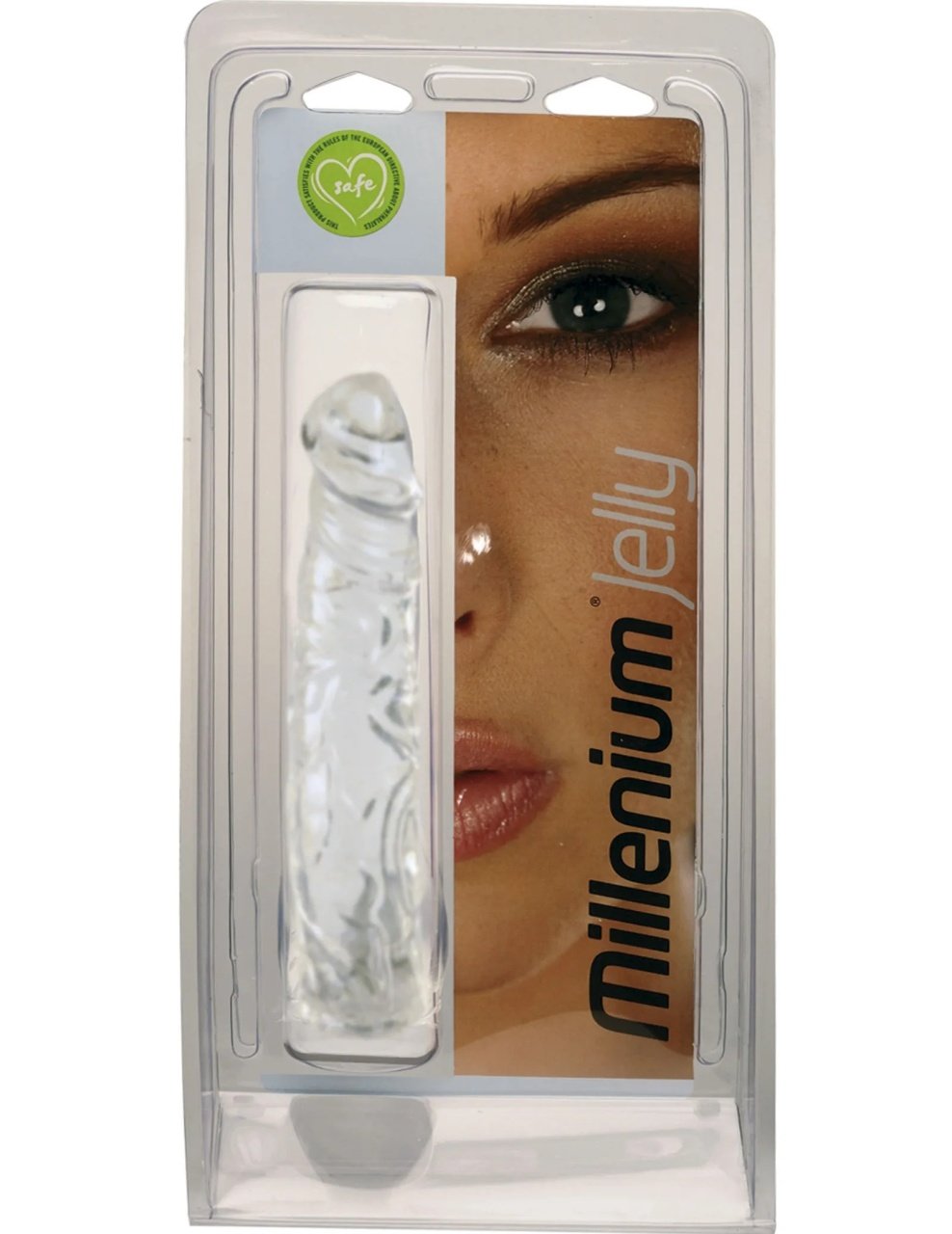 Silikonski dildo | Millenium White Jelly L