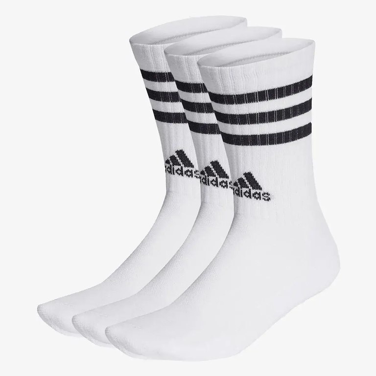 ADIDAS Muške čarape, 3 para, Bele