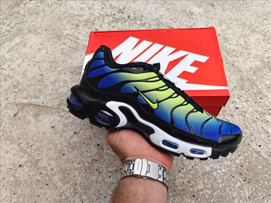Nike Air Max Plus TN Cyber Green Blue; Nike patike