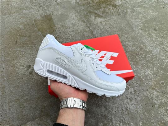Nike Air Max 90, Triple White; Nove Nike 90 patike