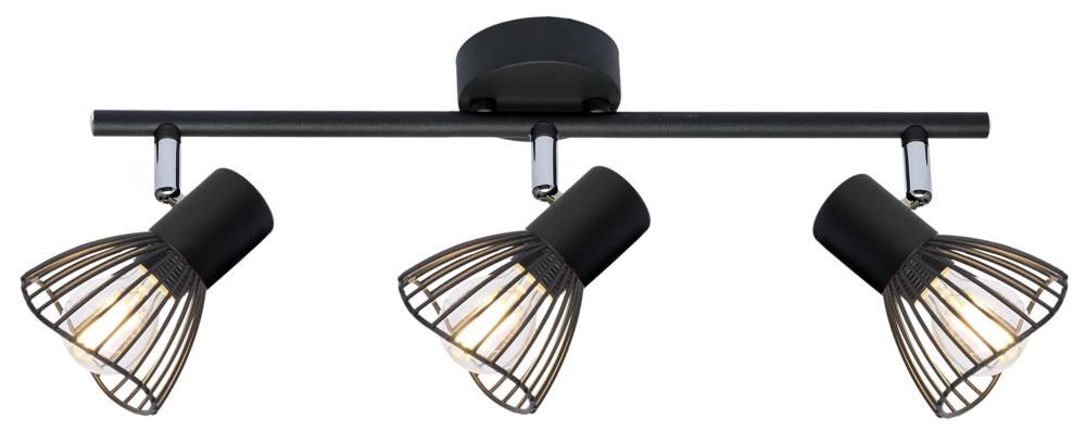 Fly Plafonska Lampa Crna 3 3x40W E14ID: EK000753626