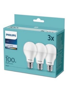 Philips PS696 LED SIJALICA 13W(100W) E27 A67 CW FR SET 3/1ID: EK000735252