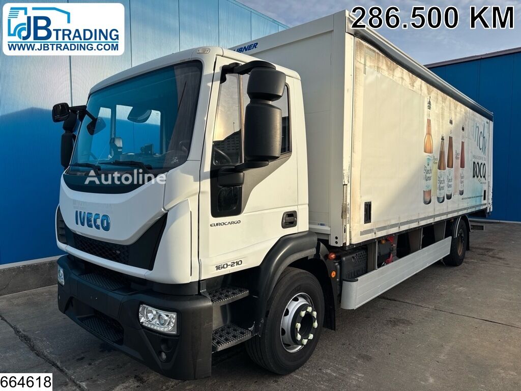 IVECO Eurocargo 160-210 EURO 6, Dhollandia kamion sa klizna zavesa cerada