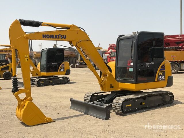 Prodaje se Komatsu PC58-8 mini bager na aukciji