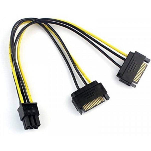 FAST ASIA Adapter za napajanje VGA (6-pin) -2x Sata