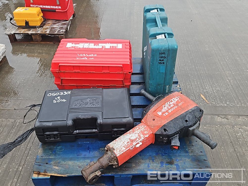 Prodaje se Hilti TE 300-AVR Electric Breaker, 110Volt Core Drill, Hilti Te 50 Han pneumatski čekić na aukciji