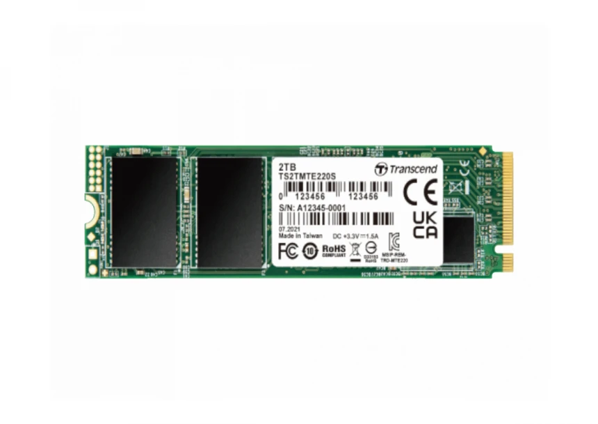 SSD TRANSCEND 512GB/interni/M.2/NVMe/crna