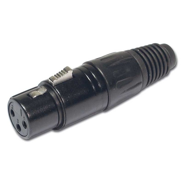 HILEC Female XLR connector - Black