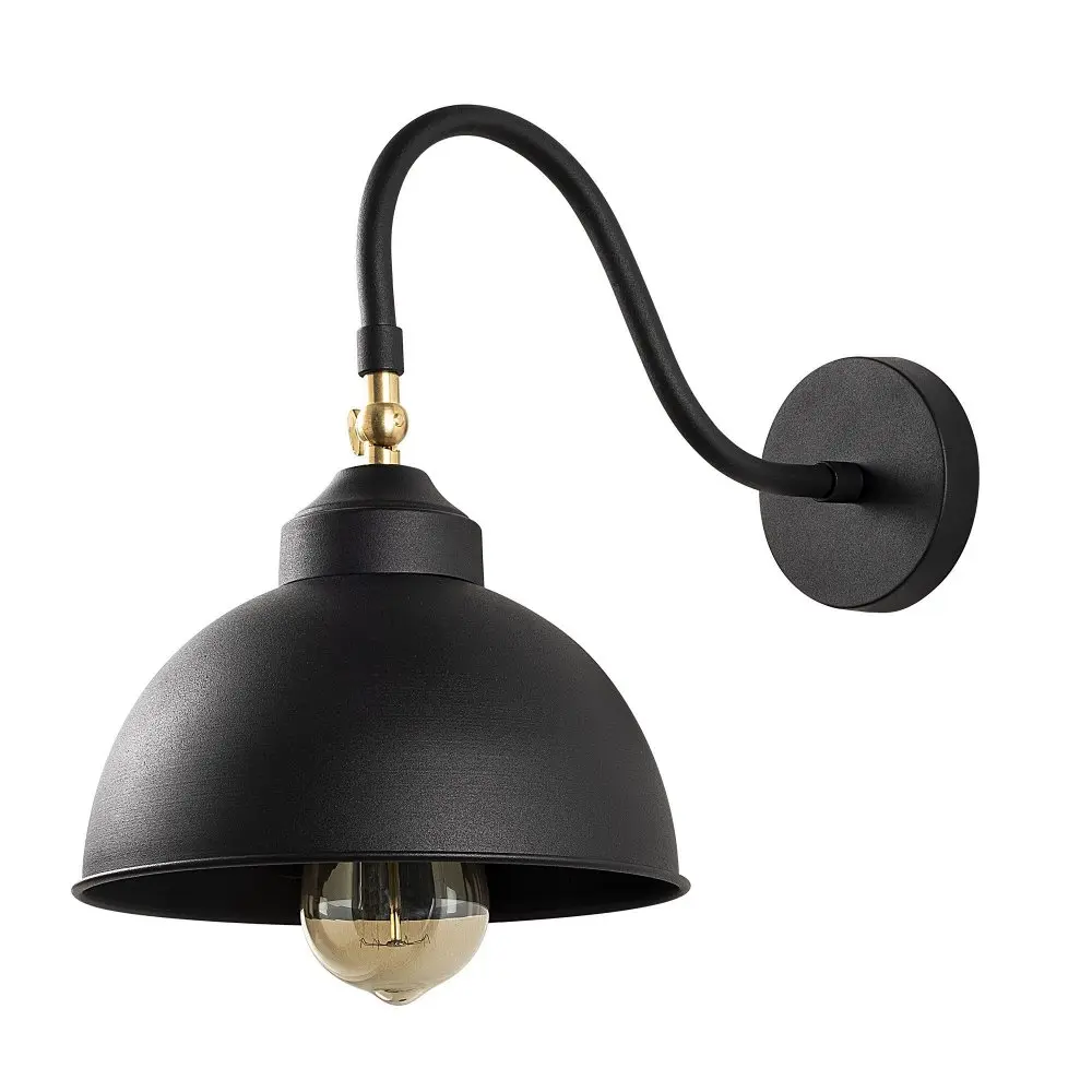 Opviq 892OPV1234 Zidna lampa, Crna