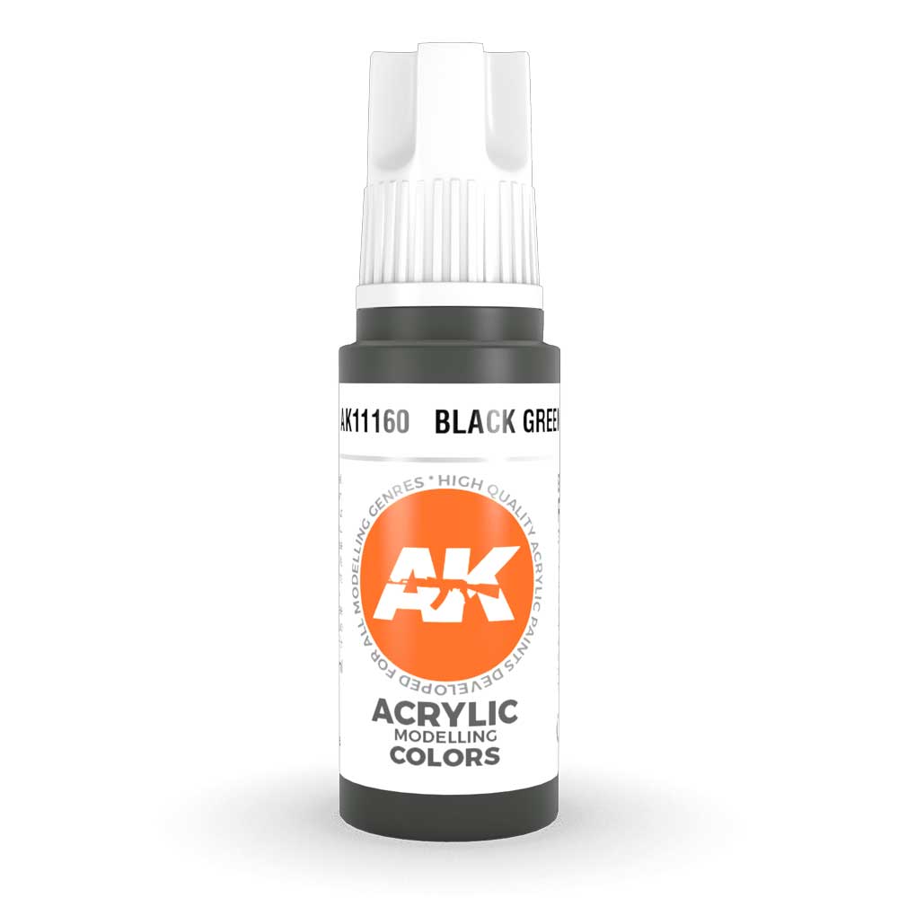 3GEN Acrylic Black Green 17ml
