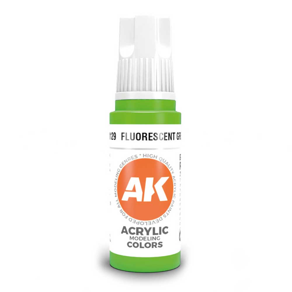 3GEN Acrylic Fluorescent Green 17ml