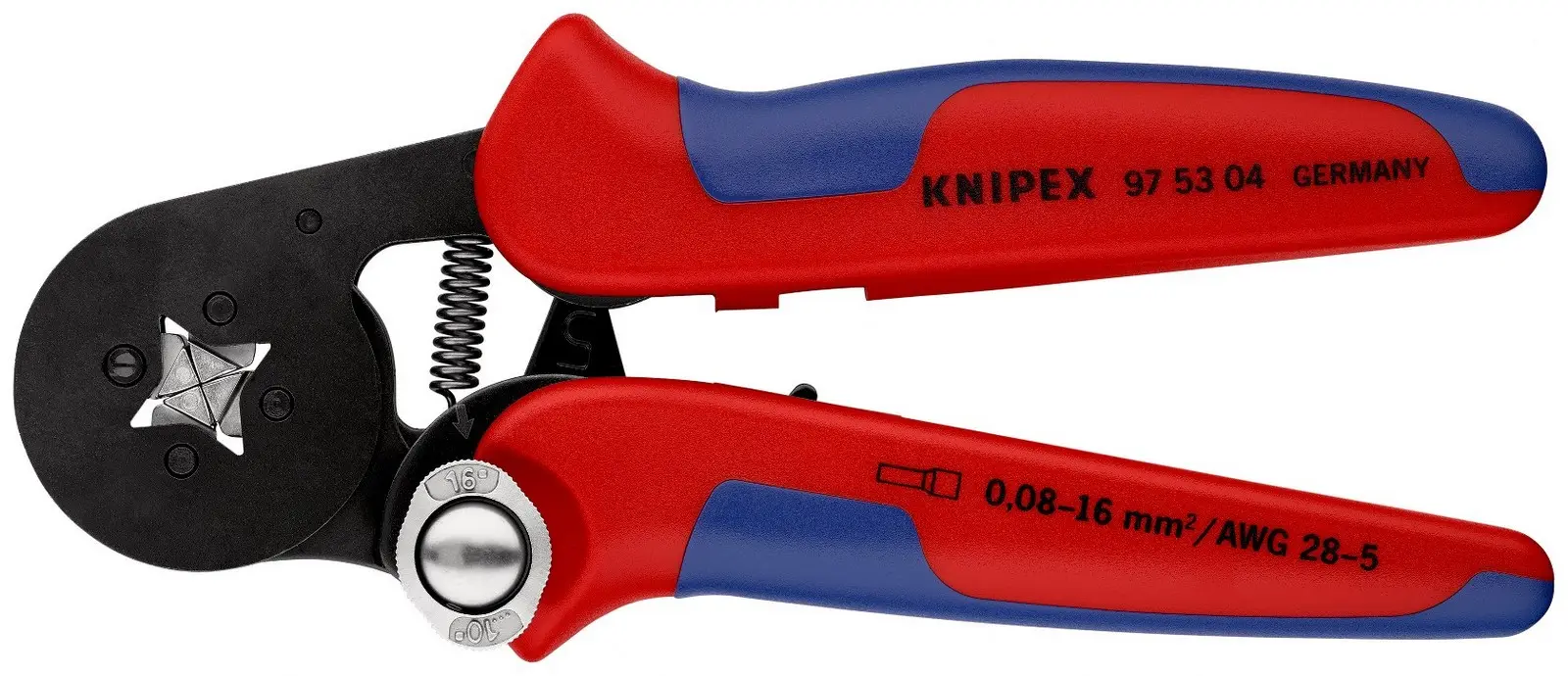 KNIPEX Samopodešavajuća krimp klešta za hilzne 008-16mm² 97 53 04