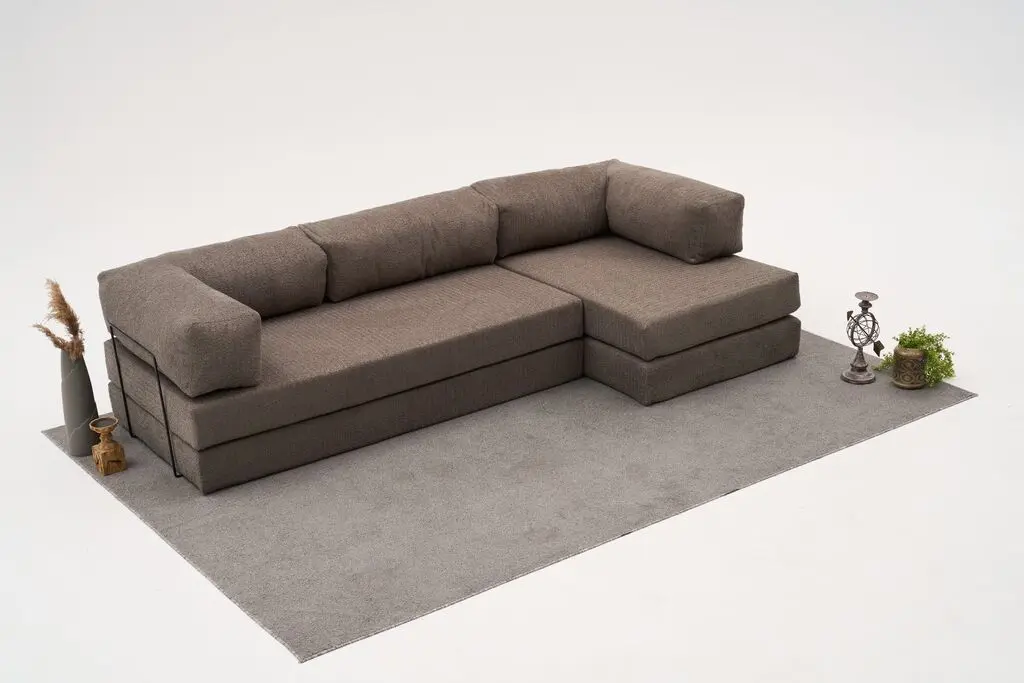 Atelier del Sofa Ugaona garnitura Comfort, 290 cm, Siva