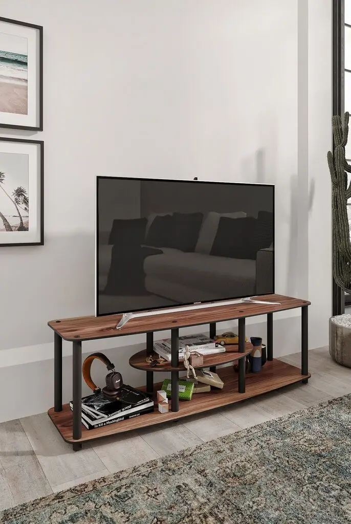 Hanah Home TV Komoda Mesivo, 120x35x38 cm, Orah
