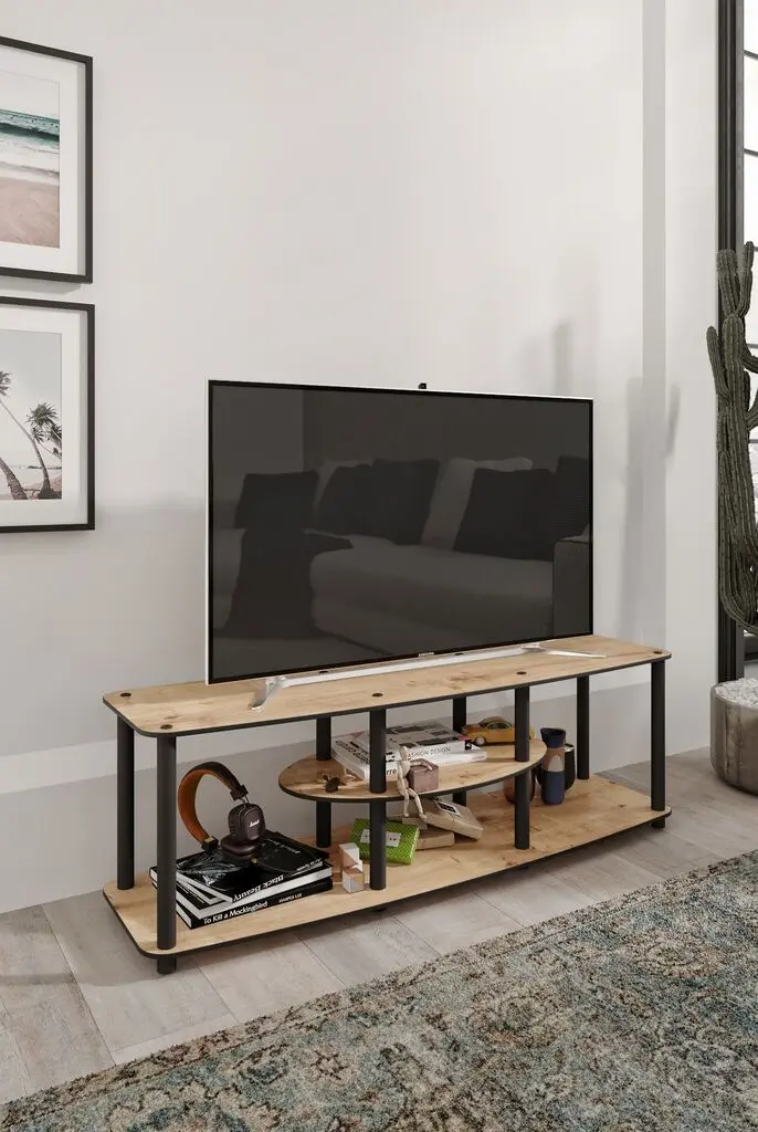 Hanah Home TV Komoda Mesivo, 120x35x38 cm, Hrast