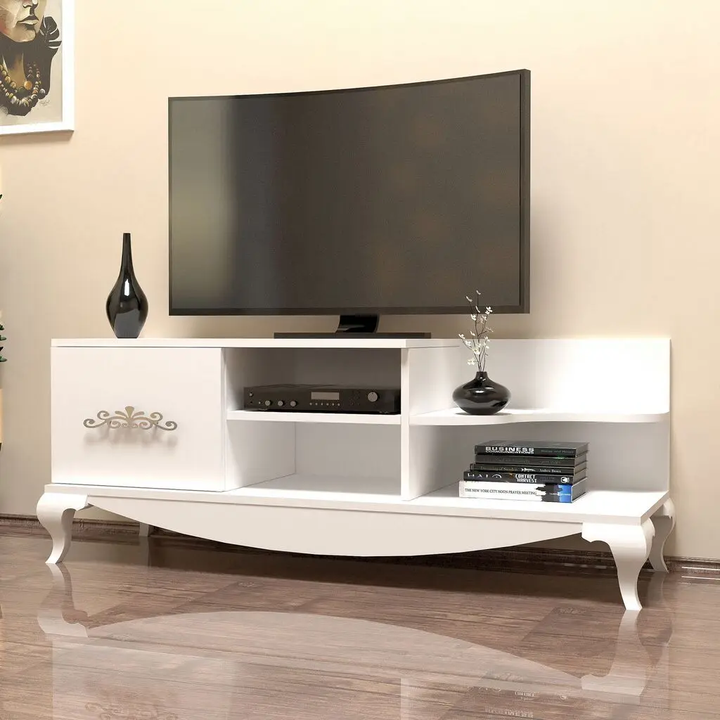 Hanah Home TV komoda Sultan, 130 cm, Bela