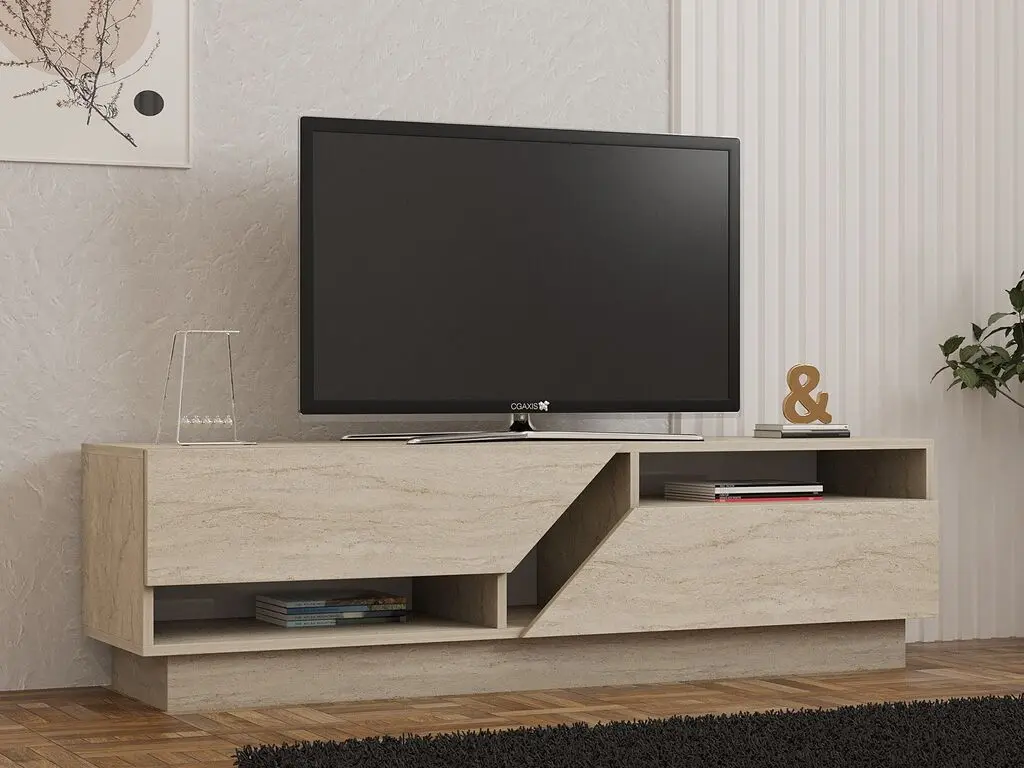 Hanah Home TV komoda Koza, 160 cm, Krem