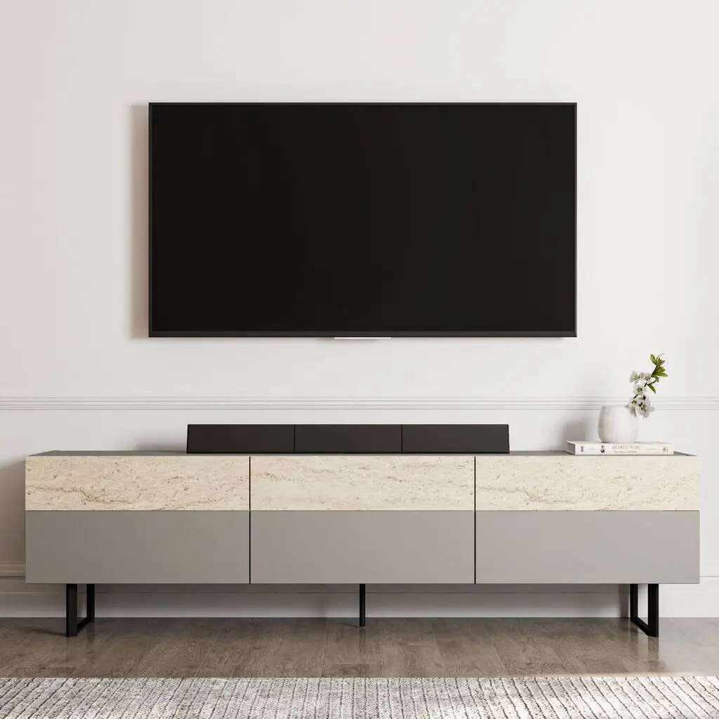 Hanah Home TV Komoda Sign, 180x49x37cm, Bež