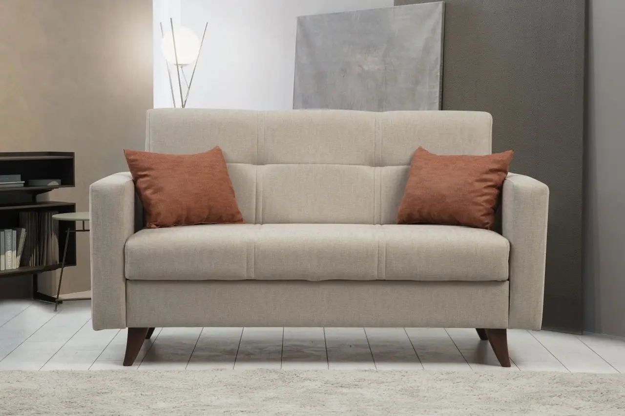 Atelier del Sofa Dvosed na razvlačenje Polya 151x86x75cm Bež