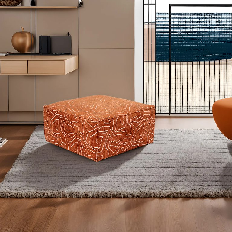 Atelier del Sofa Tabure 85x85x40cm, Narandžasto
