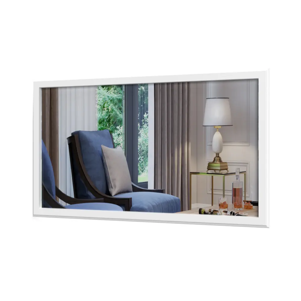 JELA Ogledalo TARA-OG125 - kolekcija Tara - Bela mat lak/Bela - 125x75x4