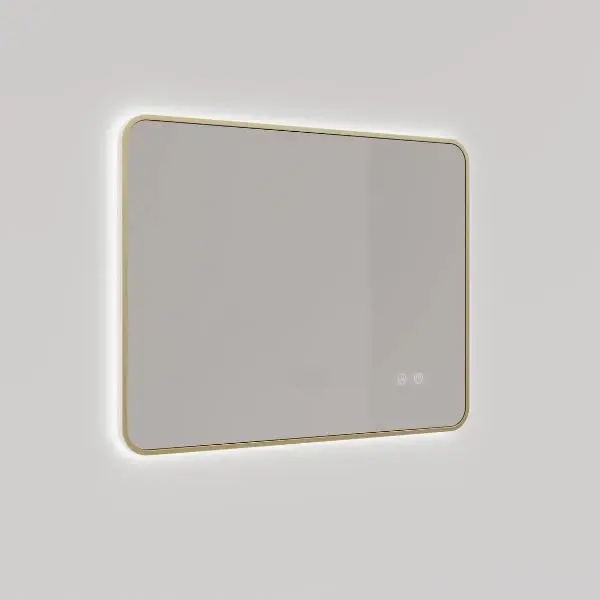 Ceramica Lux Ogledalo alu-ram 70x90, Touch-dimer pozadinski CL44, Zlatna boja