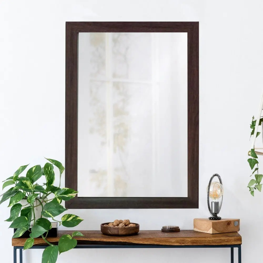 Hanah Home Ogledalo Framed, Braon