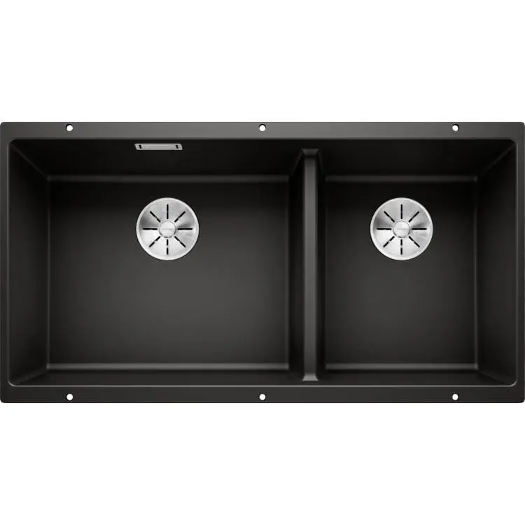 BLANCO Sudopera Subline 480/320-U, 855x460x212mm, Crna