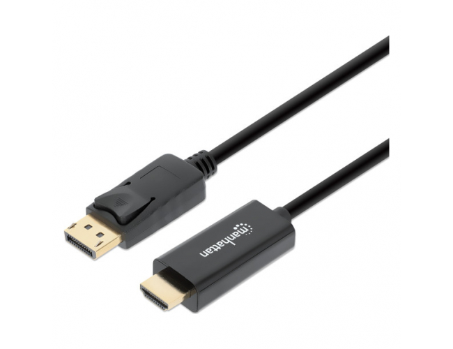 Manhattan (152679) DisplayPort (muški) na HDMI (muški) kabl 1.8m crni