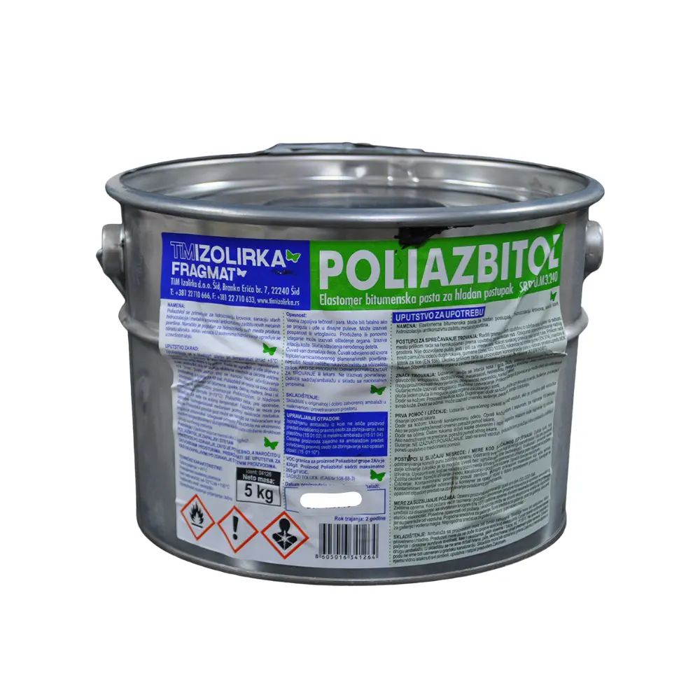 TIM Izolirka Poliazbitol Bitumenski premaz, 5kg