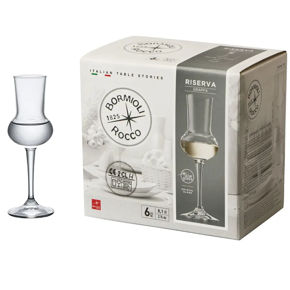 Čaša Riserva Grappa Bormioli Rocco 6/1