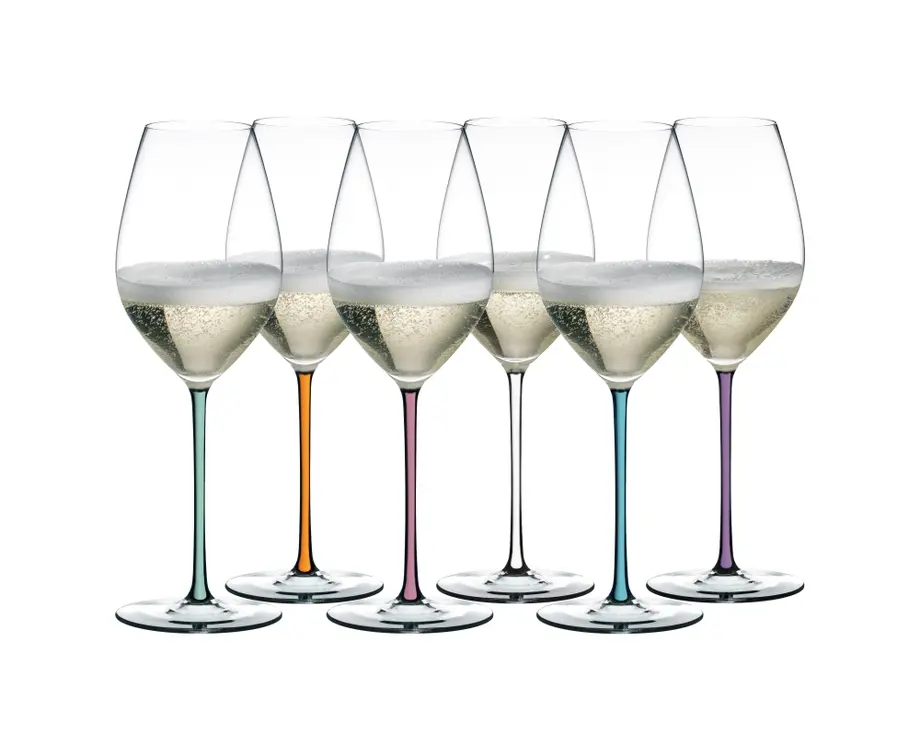 RIEDEL FATTO A MANO Set čaša za šampanjac, 6 komada, 459ml, Šarene