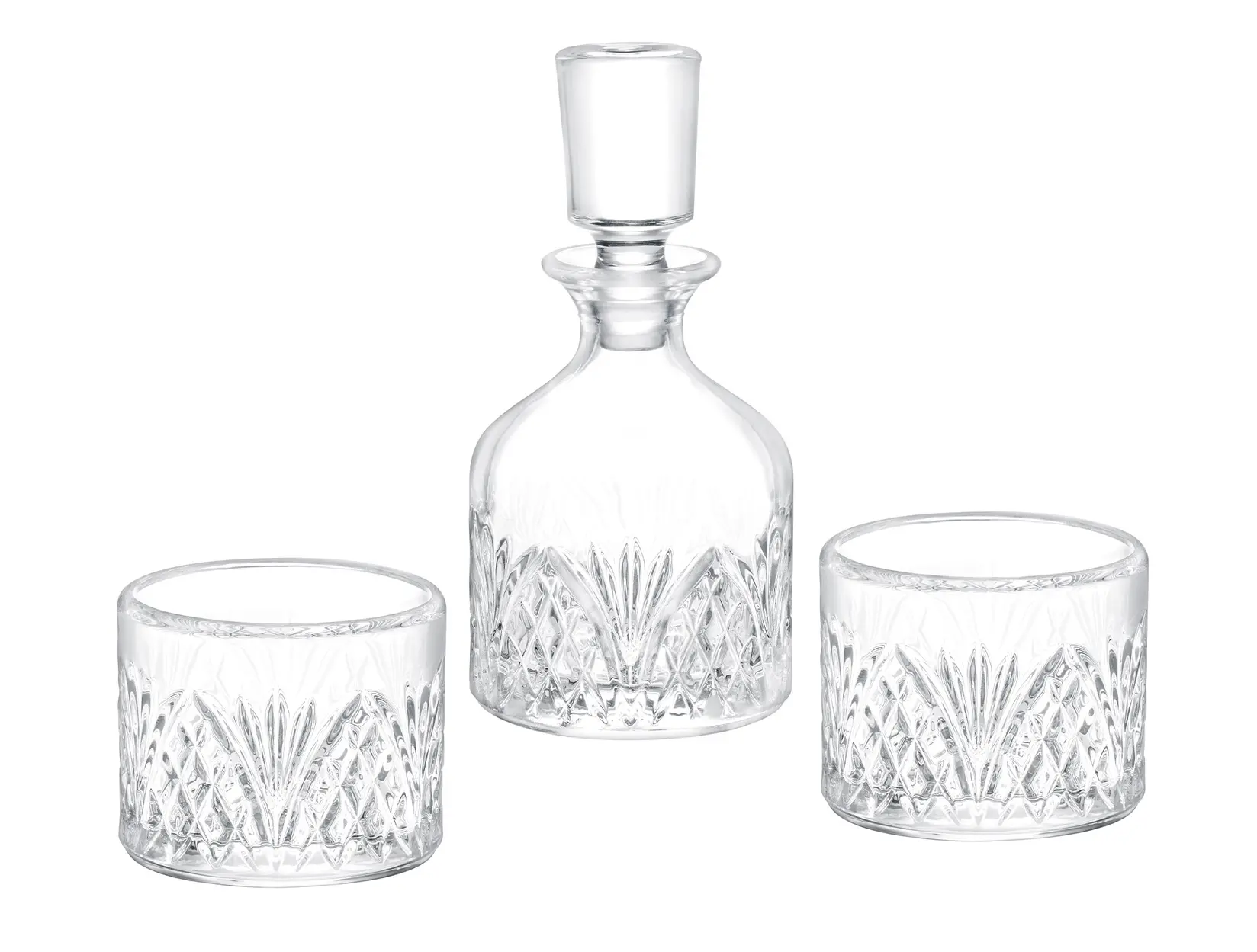 MADAME COCO Aron Set za Whisky Bokal i 2 čaše, 280ml