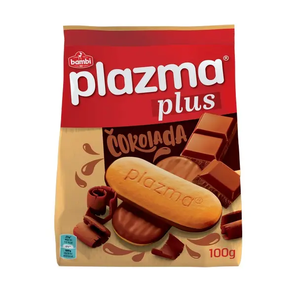 PLAZMA PLUS Keks čokolada 100g