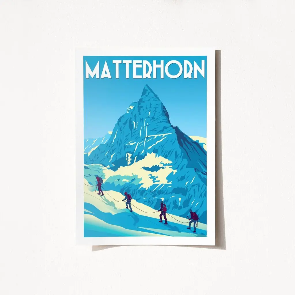 Wallity Poster Matterhorn-1981, 21x29,7 cm