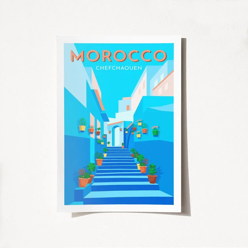 Wallity Poster Morocco-1980, 50x70 cm