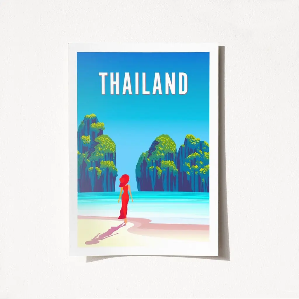 Wallity Poster Thailand-2023, 21x29,7 cm