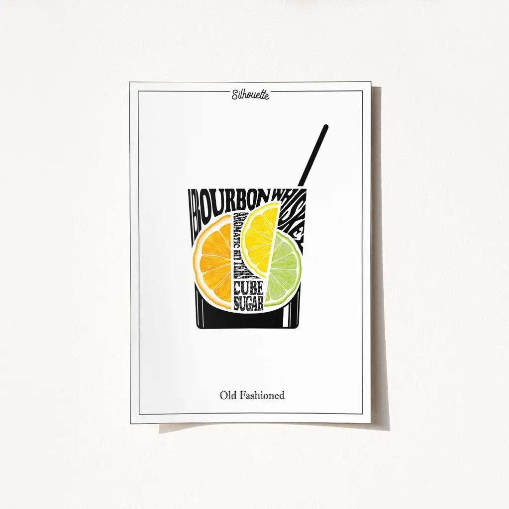 Wallity Poster Old Fashioned-2051, 29,7x42 cm